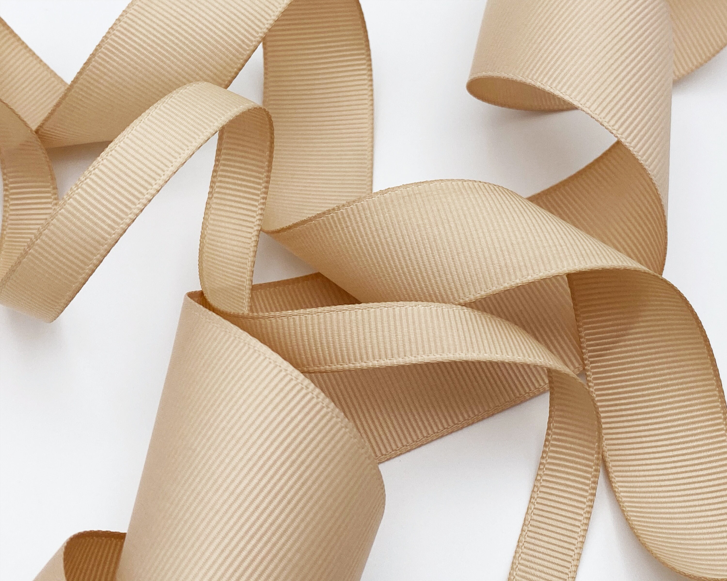 Kickin' Khaki GROSGRAIN Ribbon By The Yard CHOOSE Width & | Etsy