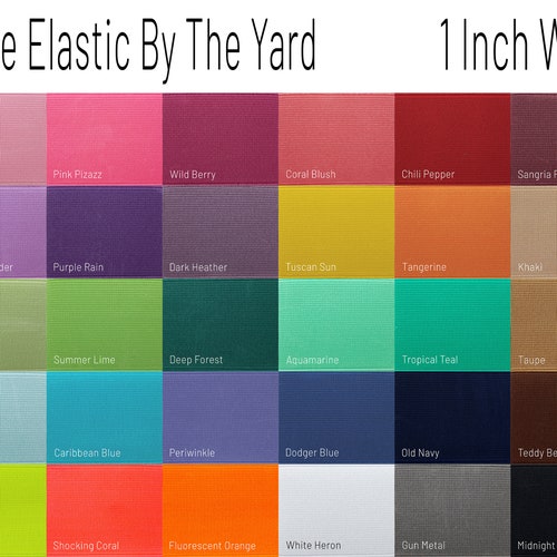 4 Inch 100mm Wide Patterned Colored Elastic Band by the Yard - Etsy
