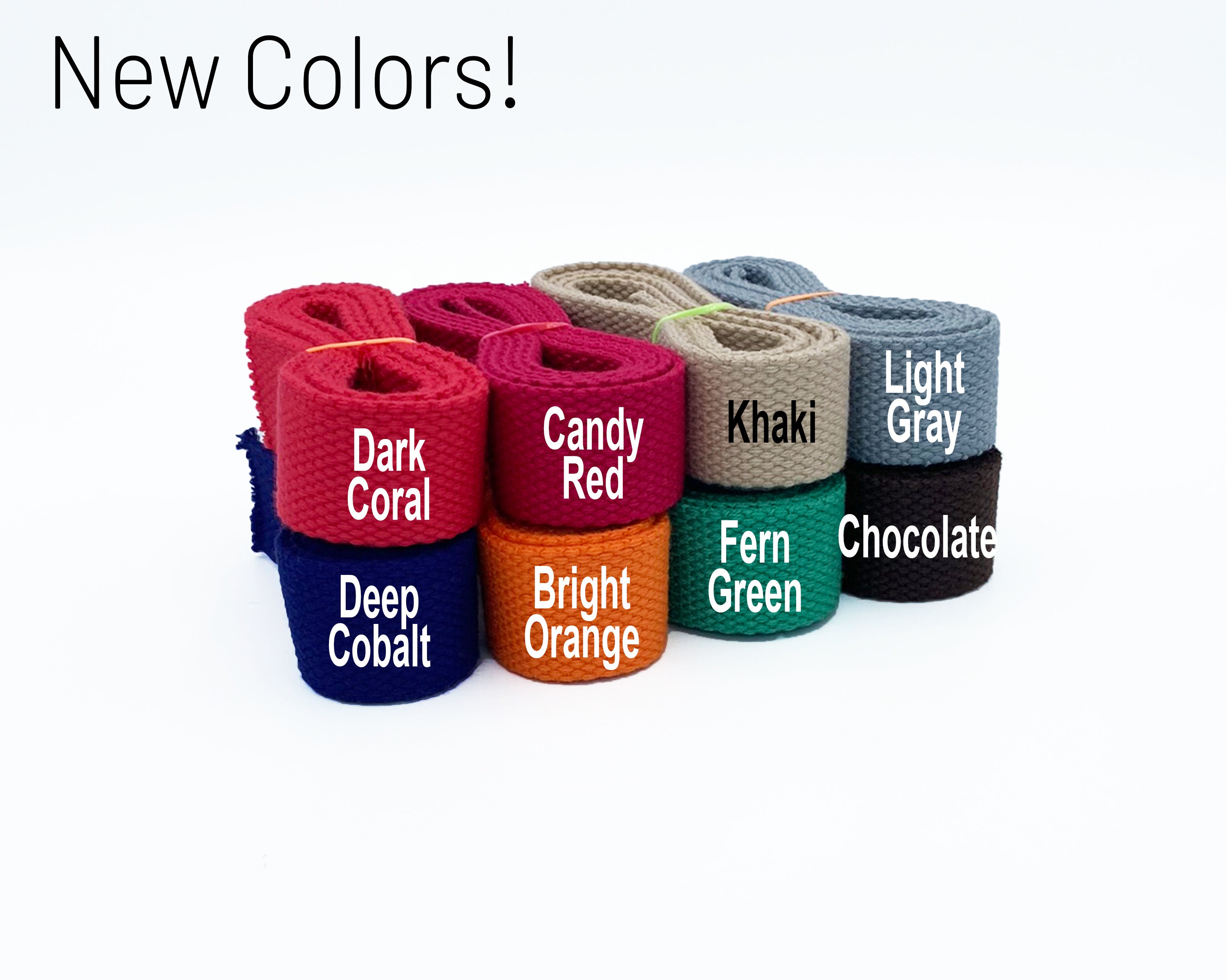 1 Inch Wide Cotton Webbing 25mm Colored Webbing by the Yard - Etsy