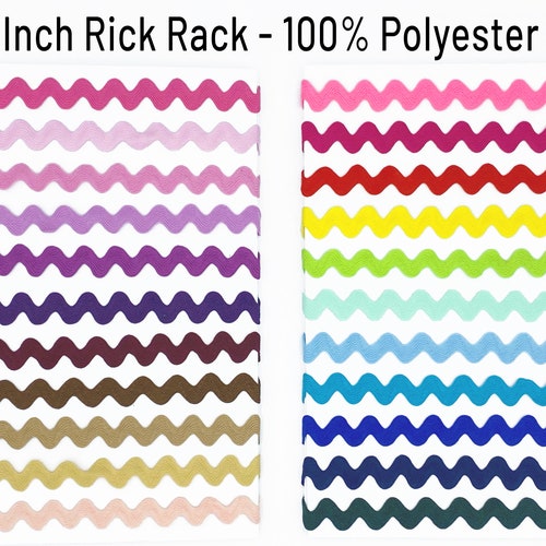 1/4 Rick Rack Ric Rac Trim 5 Yard Package Baby - Etsy