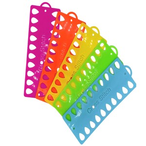 Set of 5 Embroidery Floss Organizer Thread Sorter Cross Stitch Card - Etsy