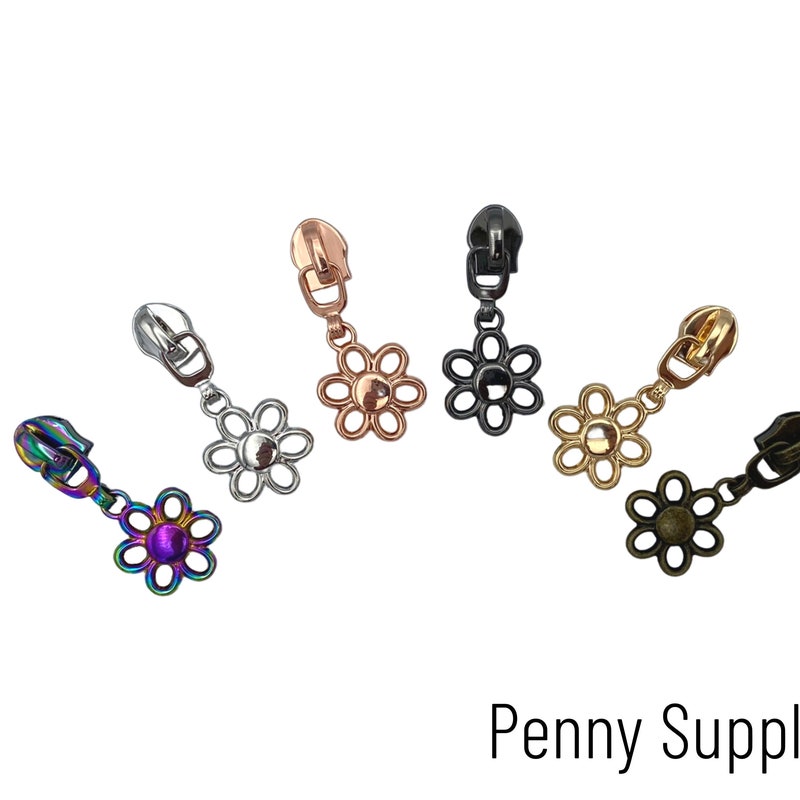 Zipper Flower - Etsy