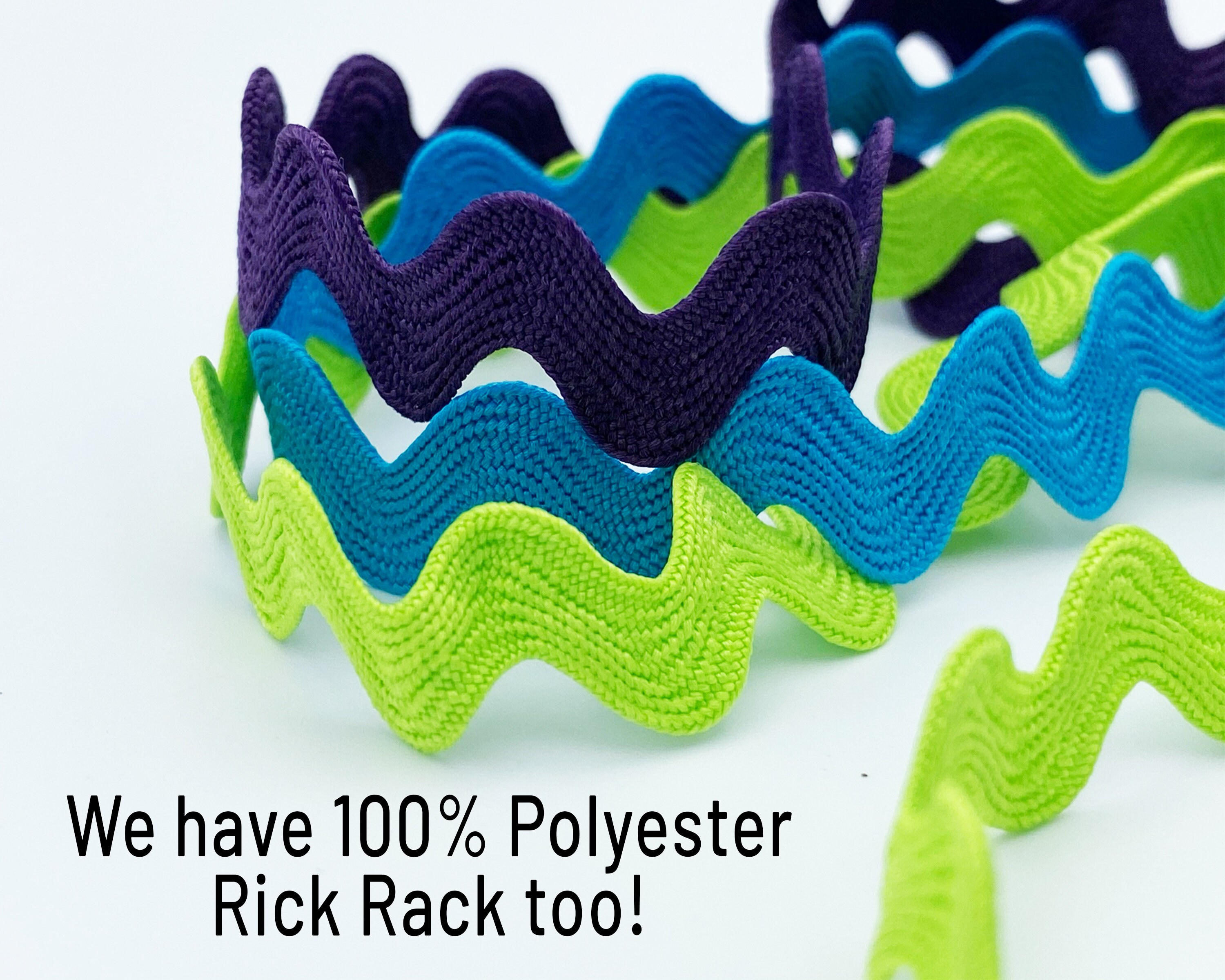 3/8 Inch COTTON Rick Rack 10mm by the Yard 22 Colors Ric - Etsy