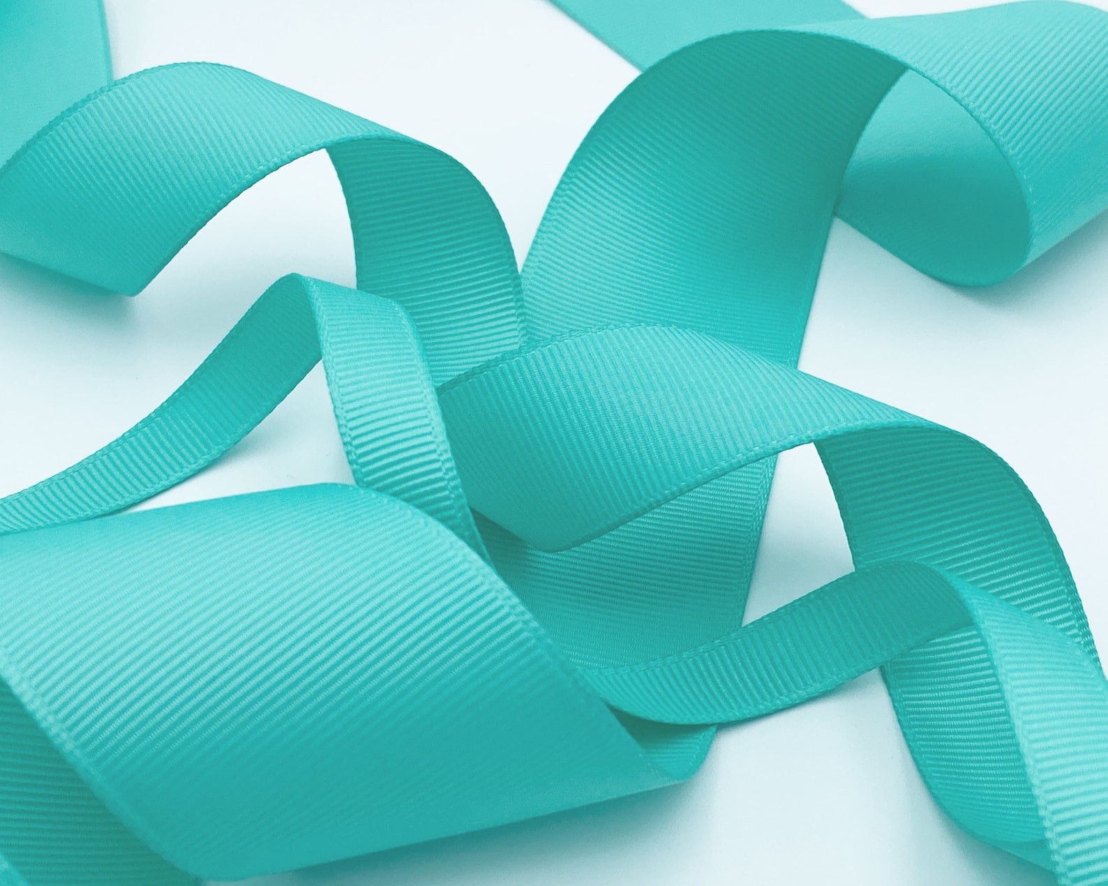 Tropical Teal GROSGRAIN Ribbon by the Yard CHOOSE Width & - Etsy