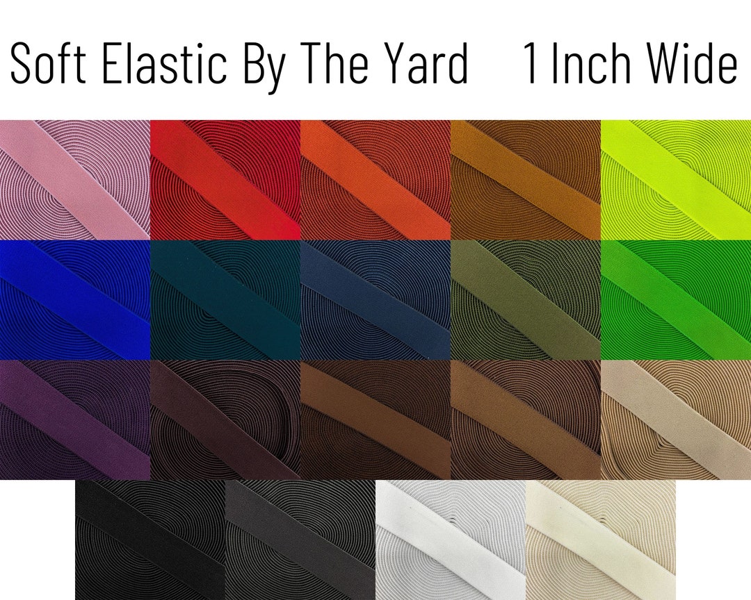 1 Inch 25mm Soft Elastic Band Wide Stretch Elastic Sold by - Etsy