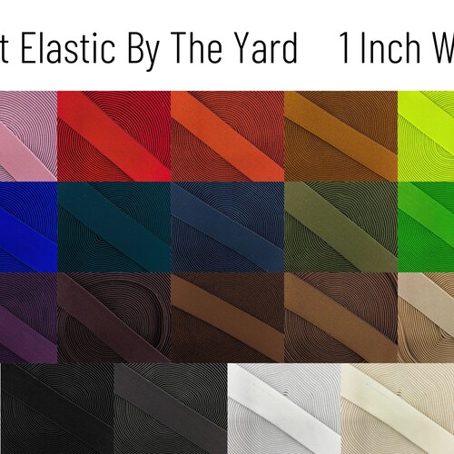 1 Inch Elastic 25MM Elastic Bandclothing Accessories 1 Yard - Etsy