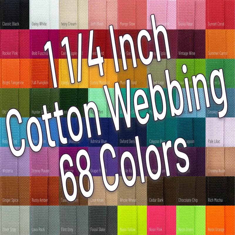 1 4 Inch Cotton Webbing - Etsy