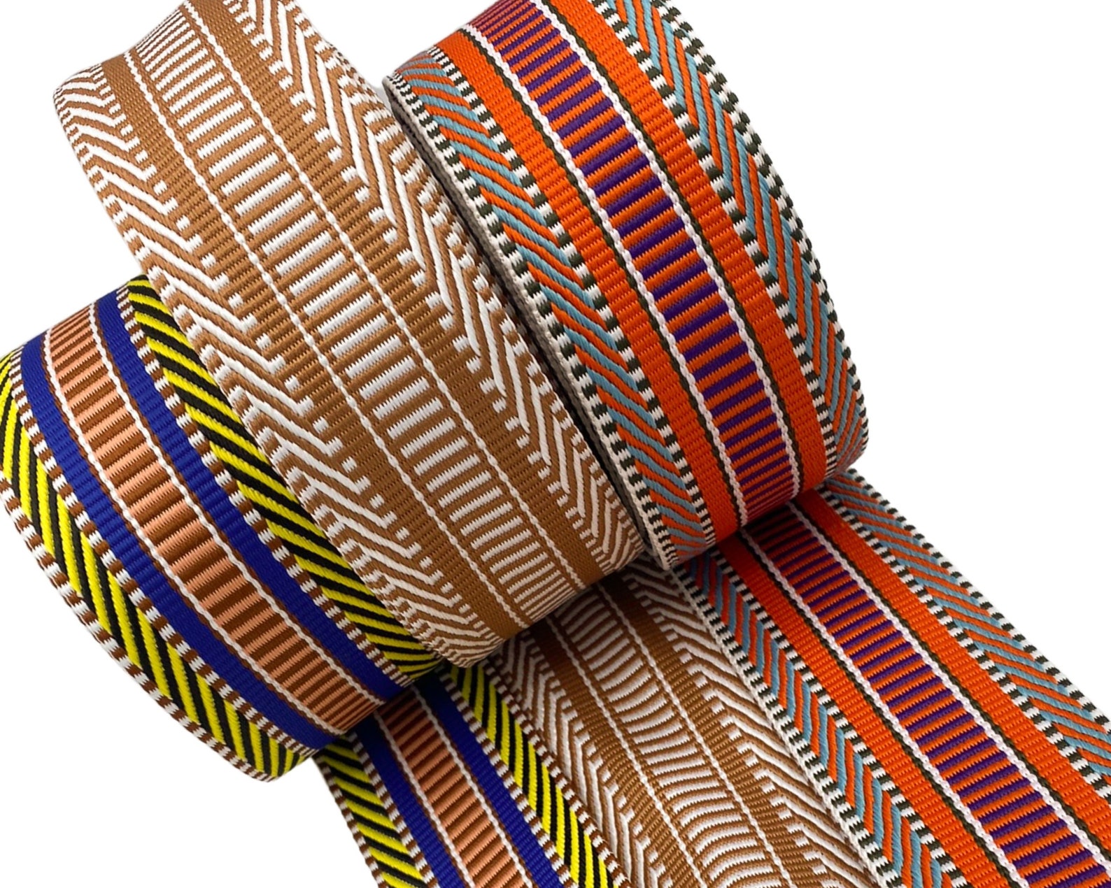 2 Inch Cotton Webbing Train Track Jacquard Webbing Upholstery - Etsy