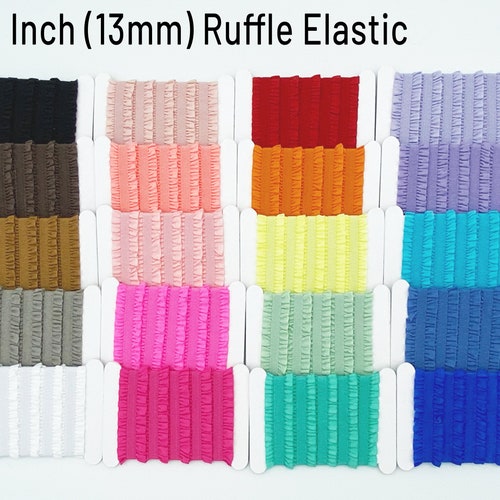 5/8 Foldover Elastic Sample Card Bowtique Emilee - Etsy