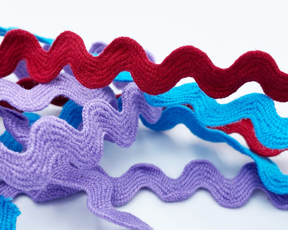 3/8 Inch COTTON Rick Rack 10mm by the Yard 22 Colors Ric - Etsy