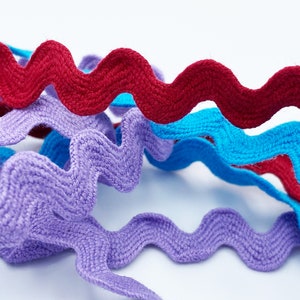 3/8 Inch COTTON Rick Rack 10mm by the Yard 22 Colors Ric - Etsy
