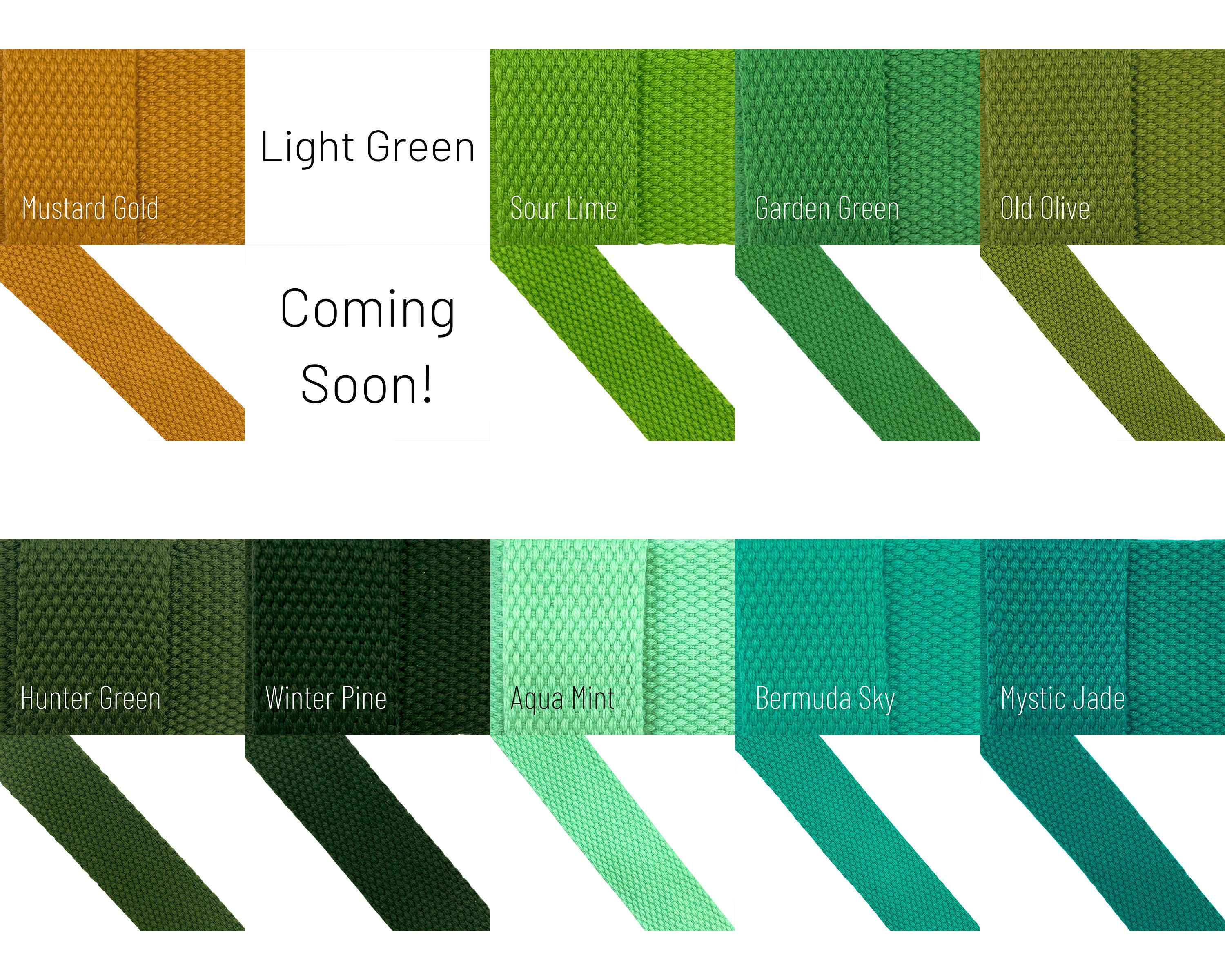 1 Inch Wide Cotton Webbing 25mm Colored Webbing by the Yard - Etsy