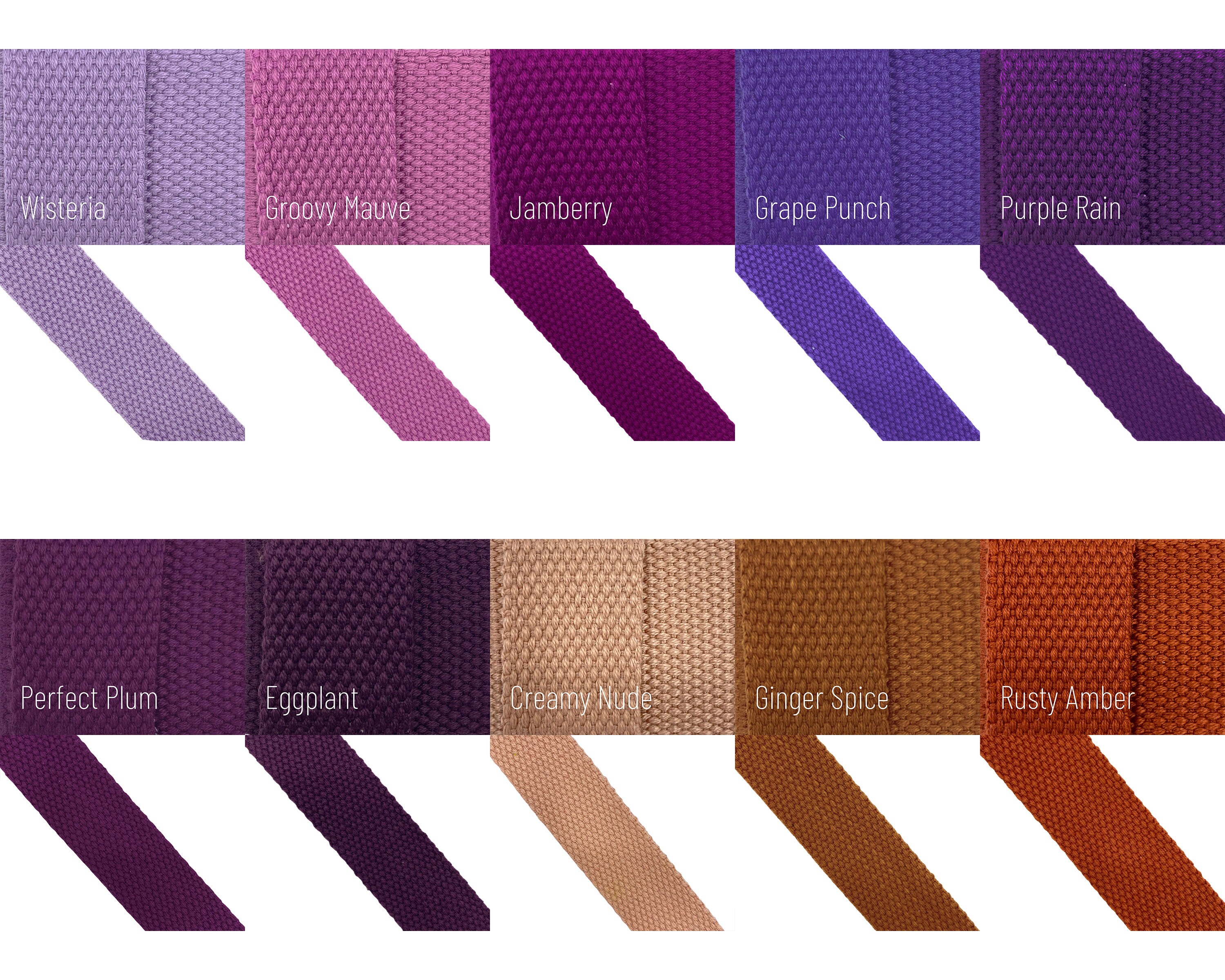 1 Inch Wide Cotton Webbing 25mm Colored Webbing by the Yard - Etsy