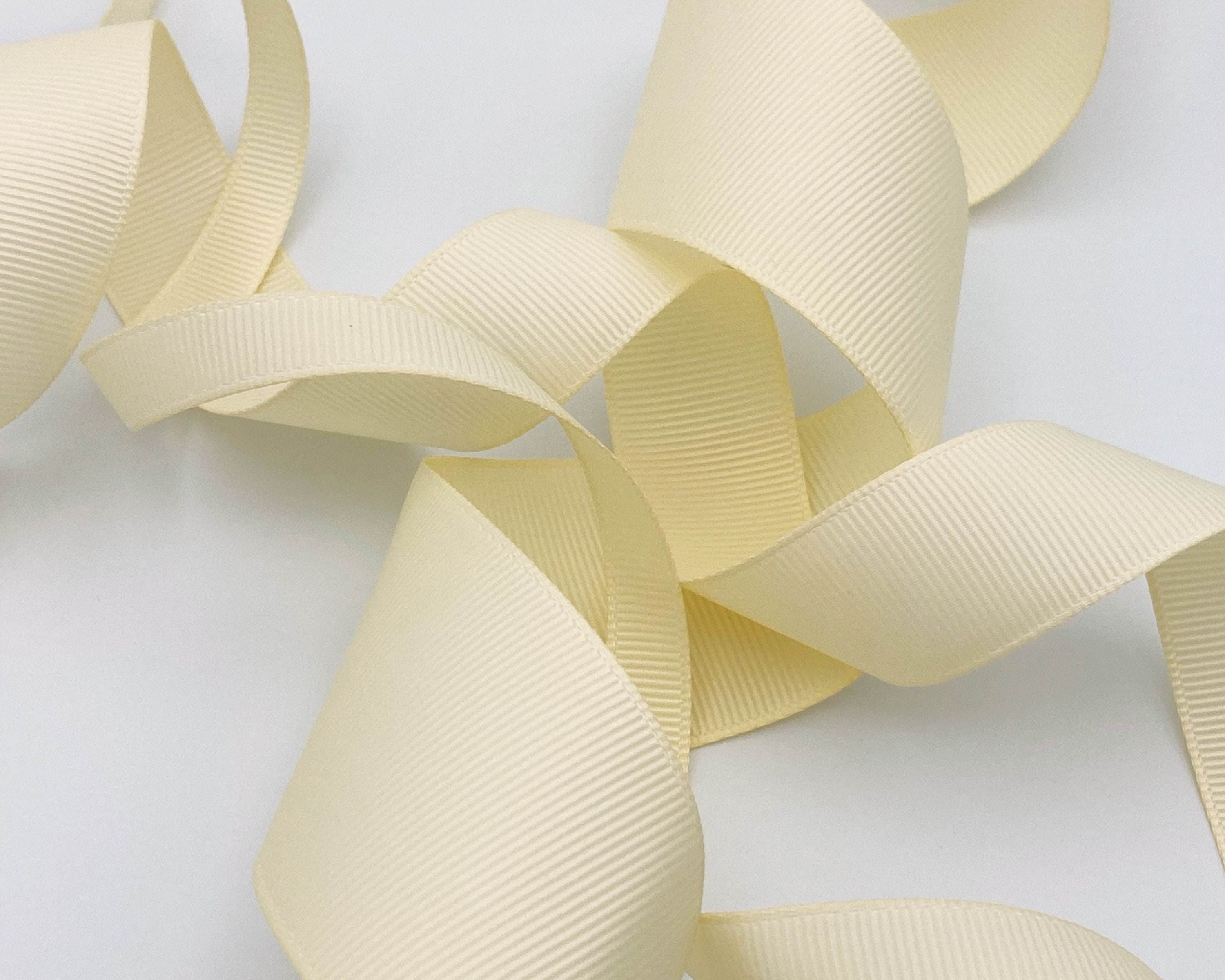 Impressive Ivory GROSGRAIN Ribbon By The Yard CHOOSE Width & | Etsy