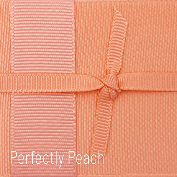 Peach Ribbon - Etsy