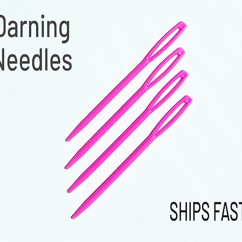 Plastic Darning Needles Large Eye Needles Hand Sewing Tapestry - Etsy