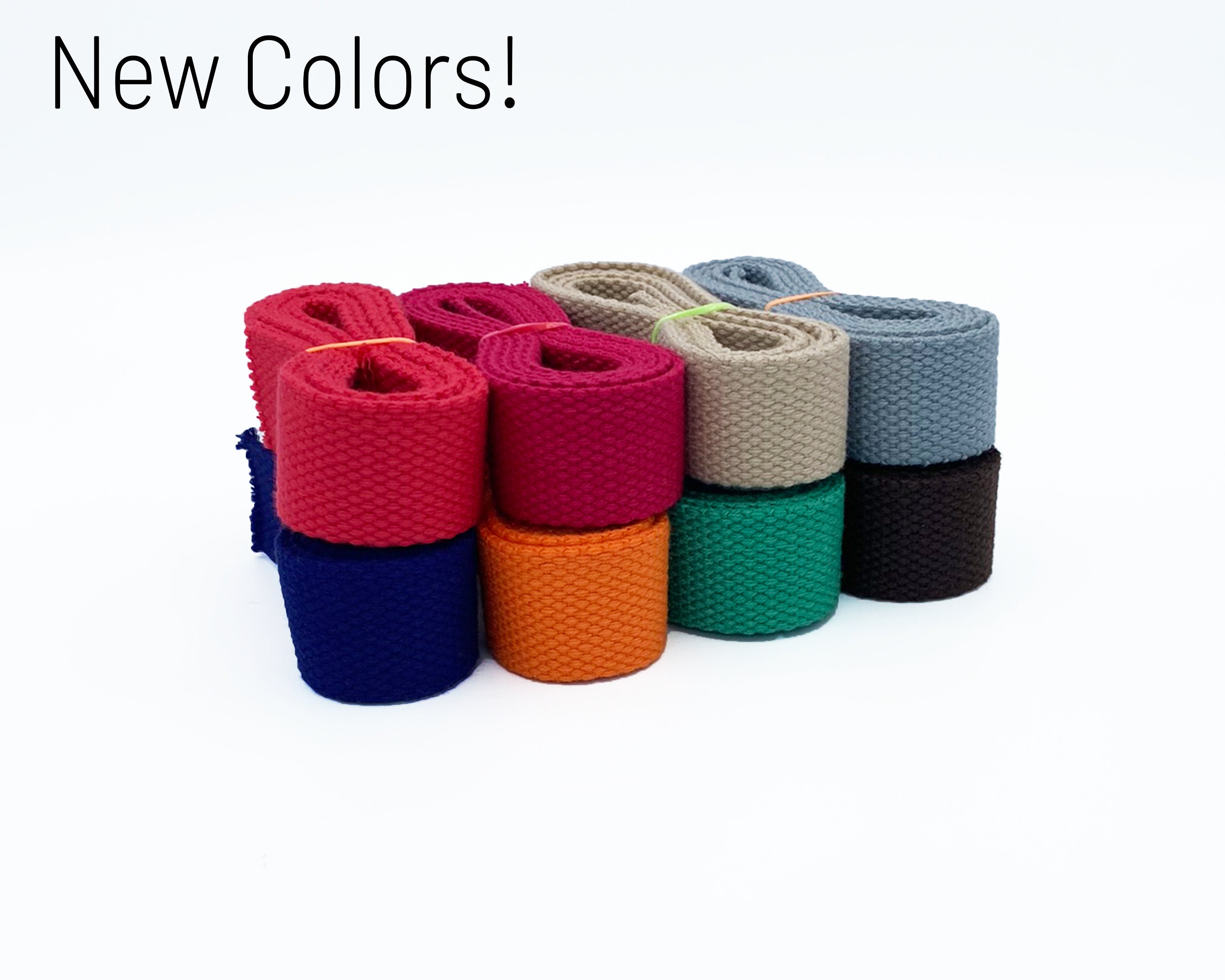 1 Inch Wide Cotton Webbing 25mm Colored Webbing by the Yard - Etsy