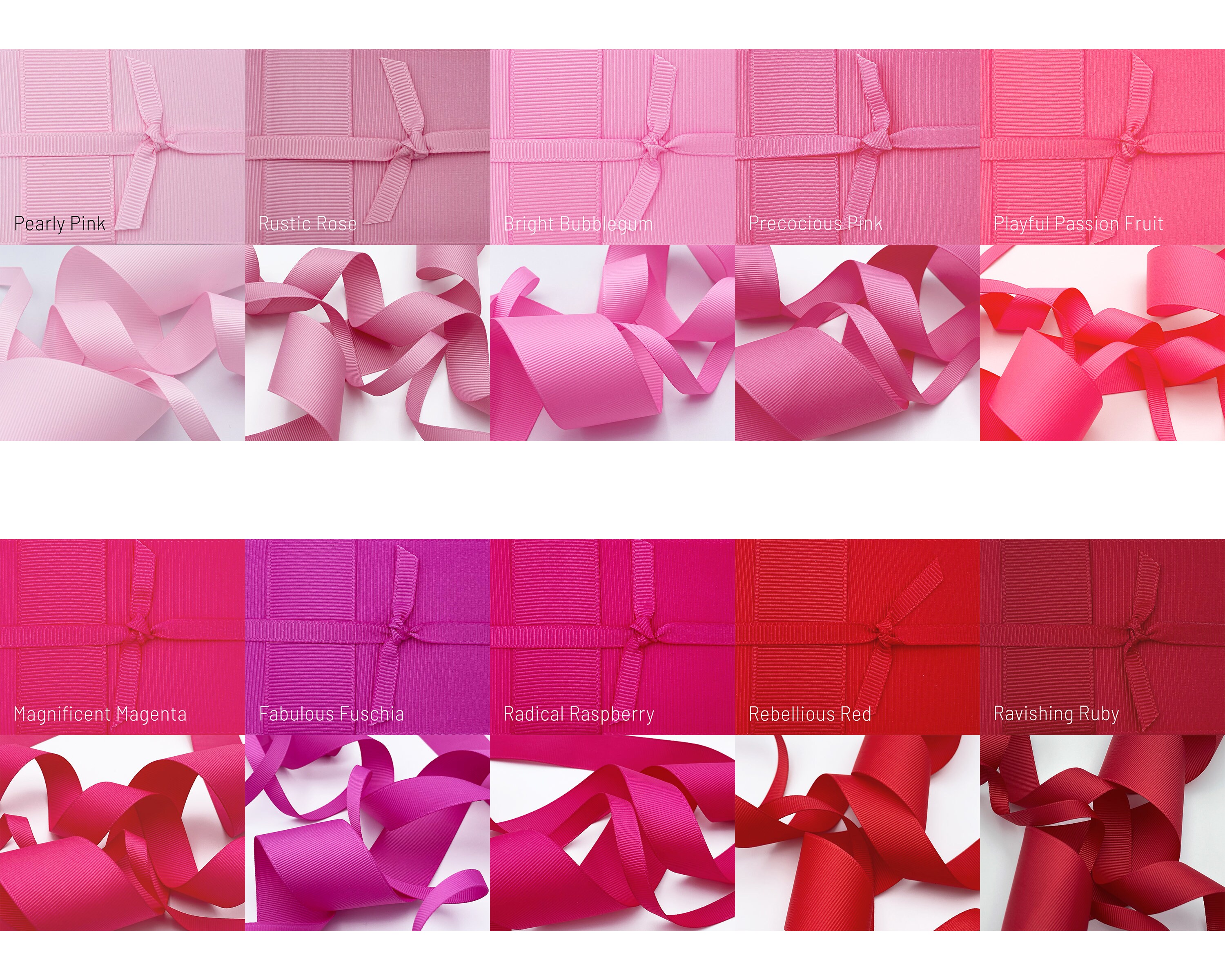 1 Inch GROSGRAIN Ribbon by the Yard 5 10 20 Yard 25mm - Etsy