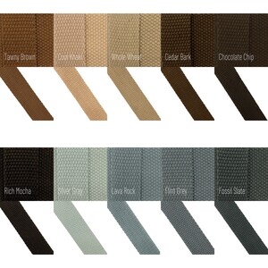 Sample Set 1 Inch Wide Cotton Webbing 64 Color Swatches - Etsy