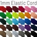 5yds Brown Elastic Cord,4mm Round Elastic Cord,stretch Cord,stretch ...