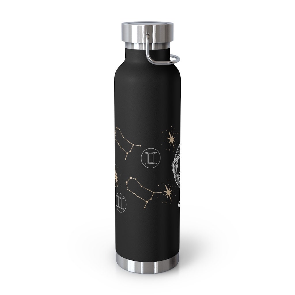 Zodiac Sign Insulated Water Bottle Astrology Gift Gemini - Etsy