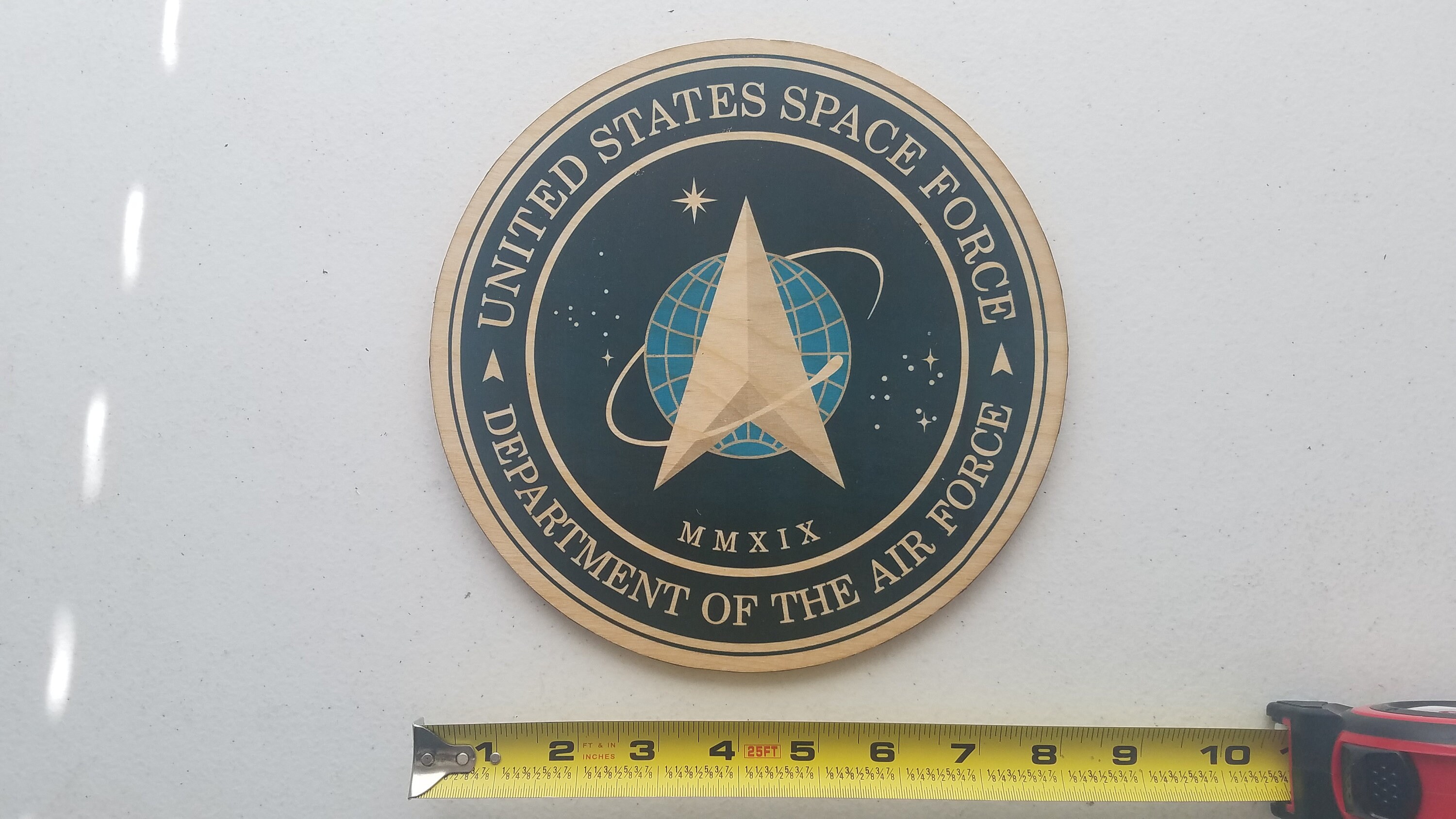 US Space Force Seal on Rustic Wood 8.25 inches - Etsy.de