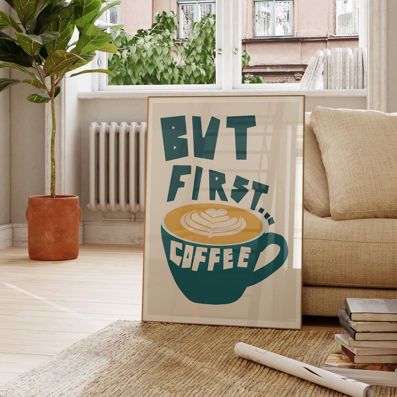 Coffee Art Print - Etsy