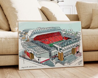 Leeds Landmarks Art Print / Leeds Poster / Leeds Gift / Leeds ...