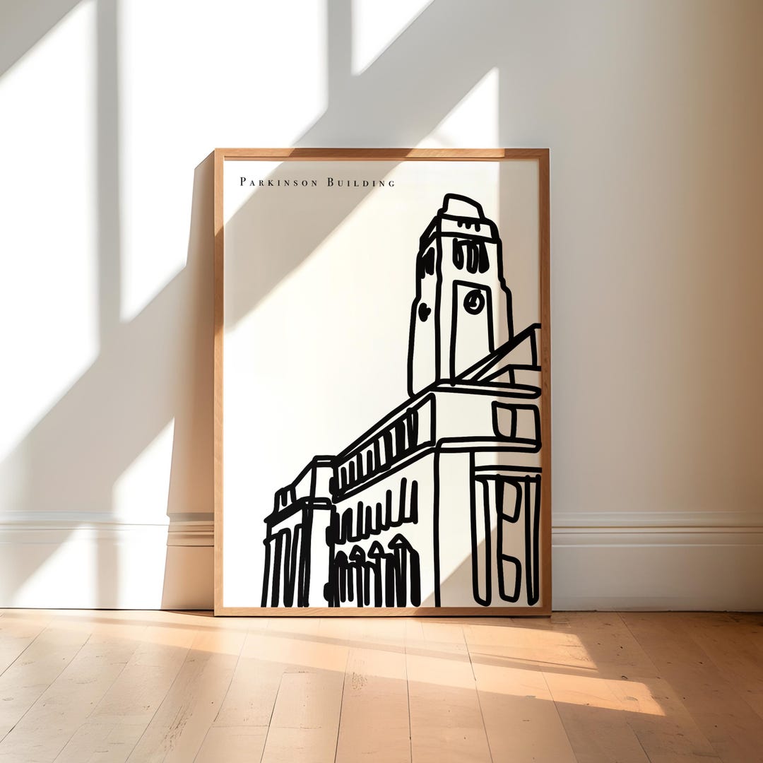 Parkinson Building Leeds University Art Print, Graduation Gift - Etsy