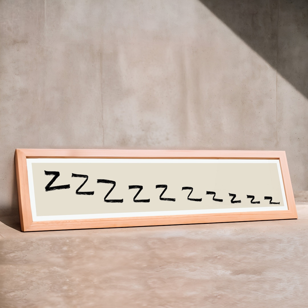 Bedroom Panoramic Art Print / Nap Lover Gift / Colourful Print ...
