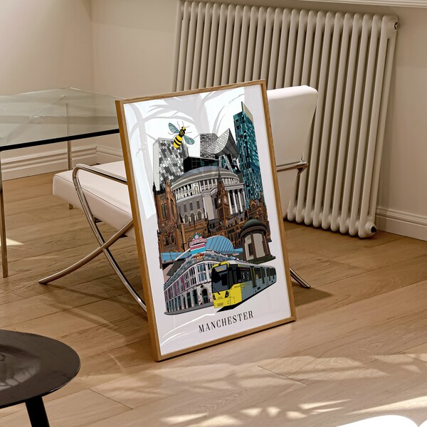Manchester Print - Etsy UK