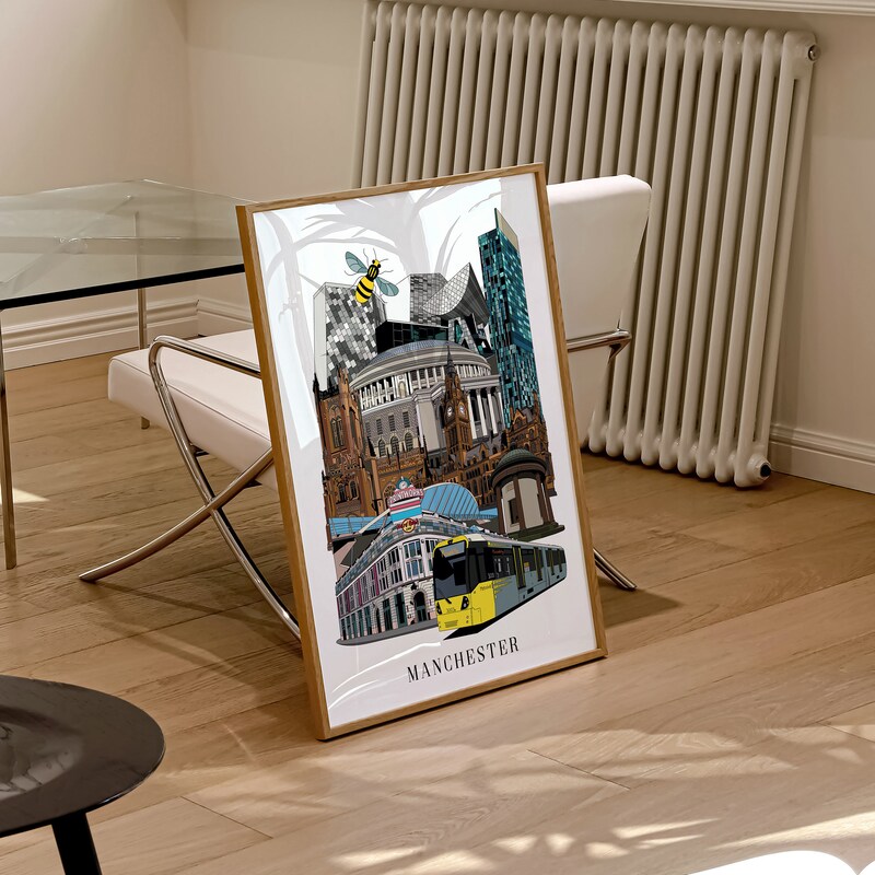 Manchester Print - Etsy UK