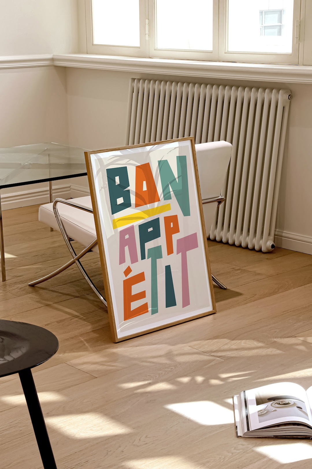 Bon Appetit Art Print / Kitchen Wall Art / Art for Kitchen / Art for ...