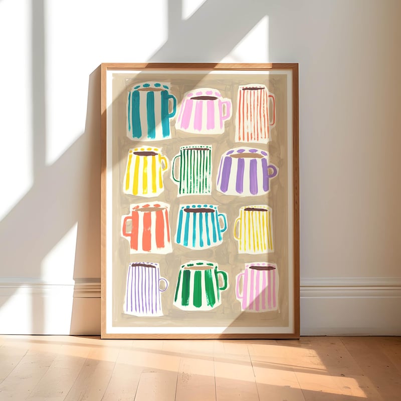 Coffee Kitchen Print Framed - Etsy UK