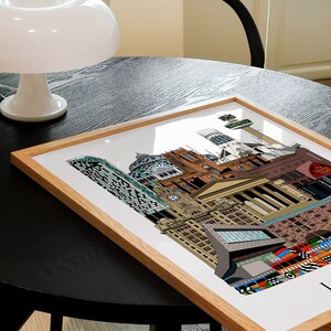 Liverpool Art Print / Liverpool Landmarks Poster / Liverpool Gift ...