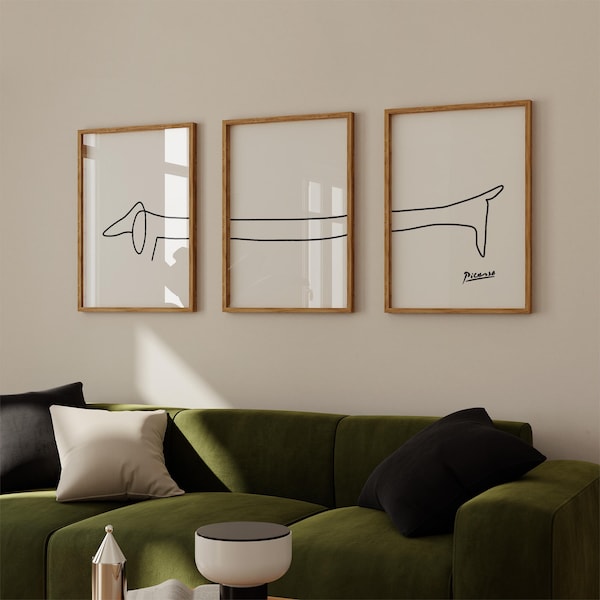 Dog Abstract Art - Etsy UK