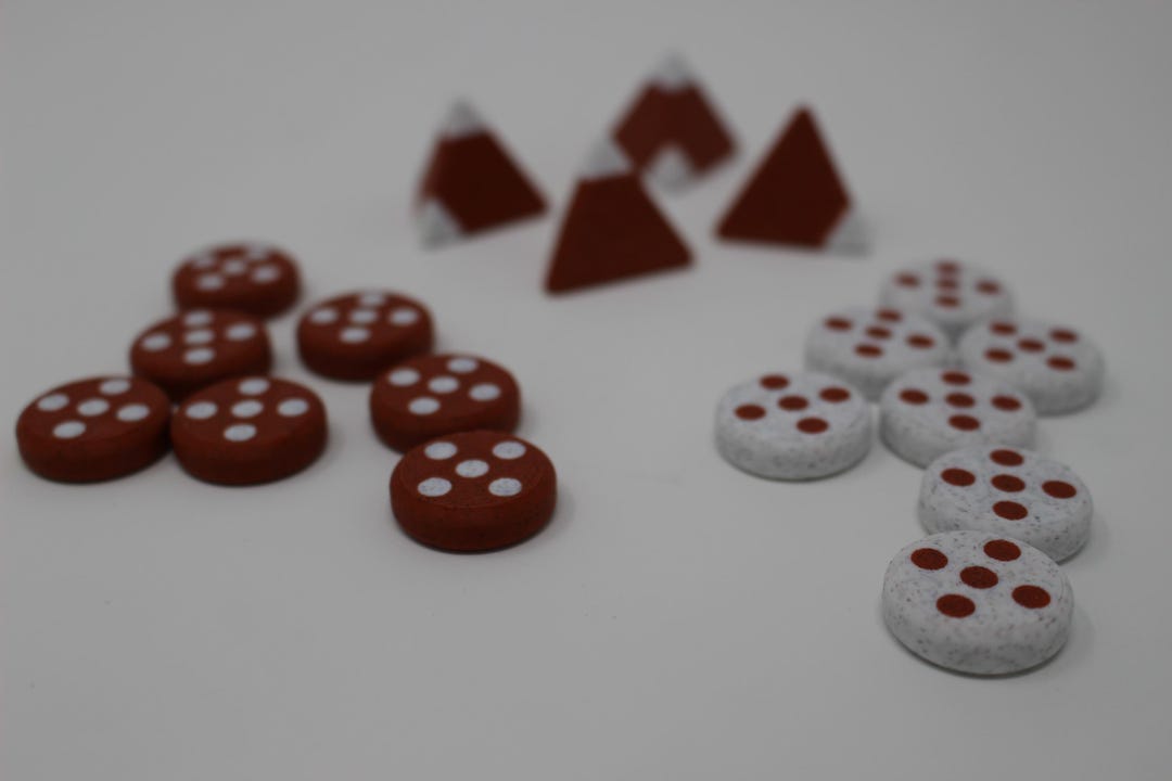 The Royal Game of UR - Dice and Game Pieces - Etsy