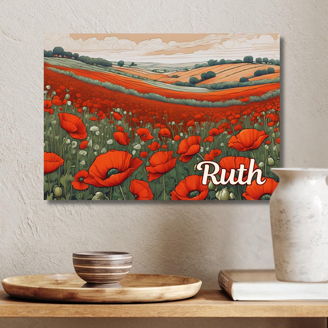 RUTH Printable A4 Poster - Printable A4 Landscape Poster With Name Ruth ...
