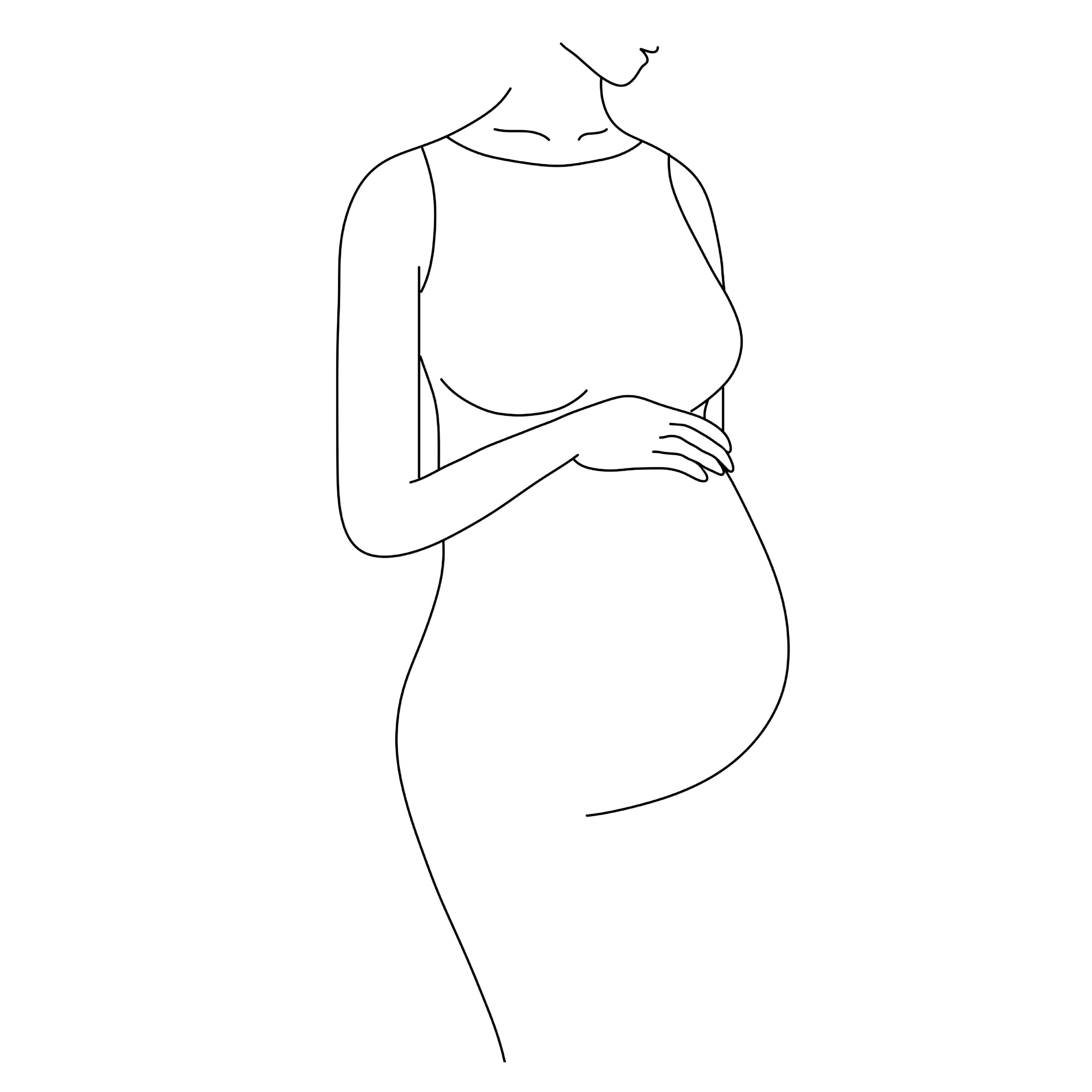Pregnant Woman Line Art Png Pregnant Woman Line Art Svg Etsy