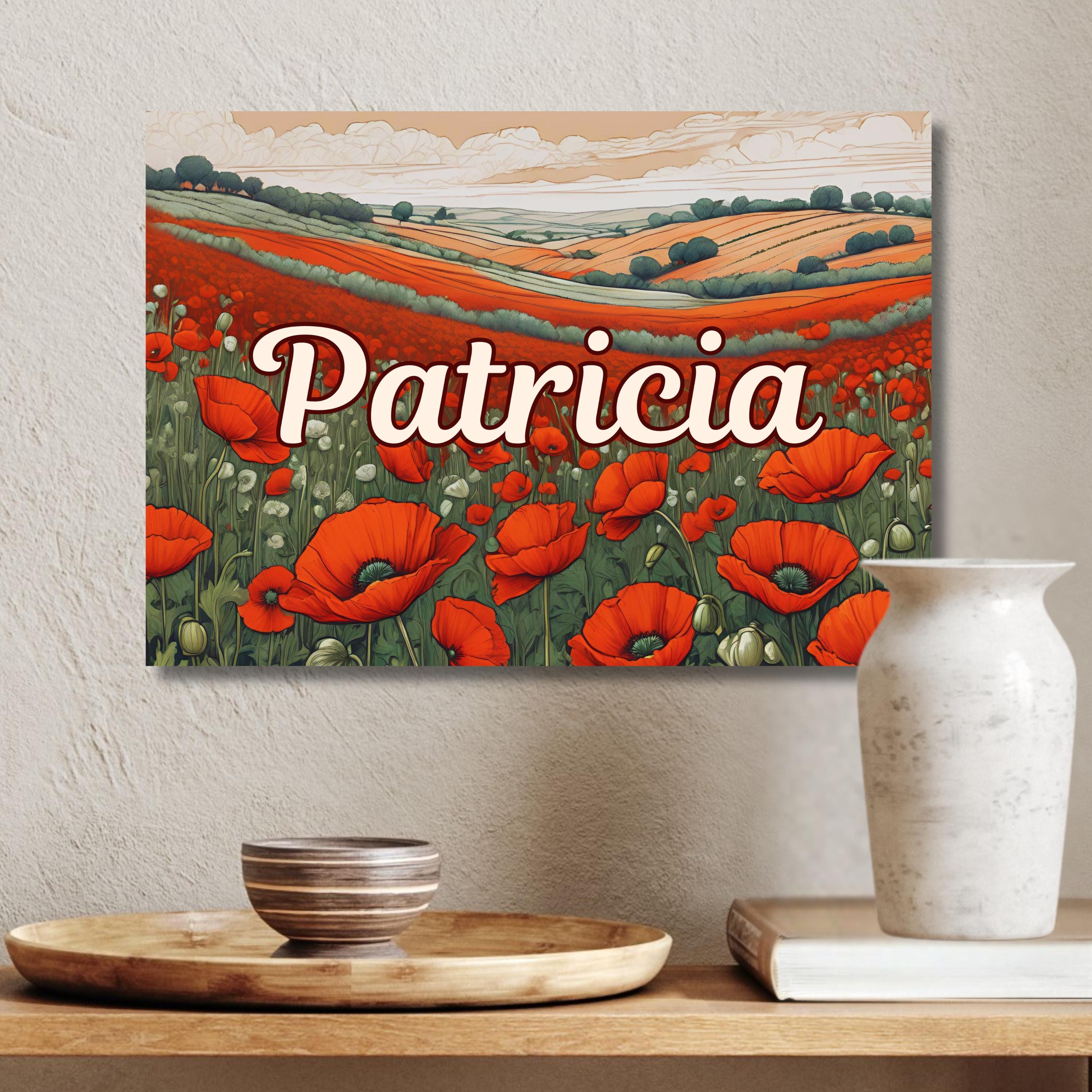 PATRICIA Printable A4 Poster - Printable A4 Landscape Poster With Name ...