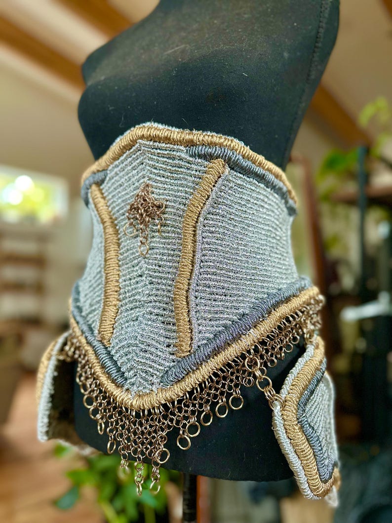 Macramé Corset Tutorial | DIY Wearable Art Pattern | Fantasy Fashion ...