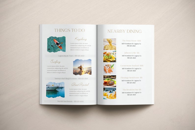 Printable Air BNB Welcome Book Template for Canva Digital Air BNB ...
