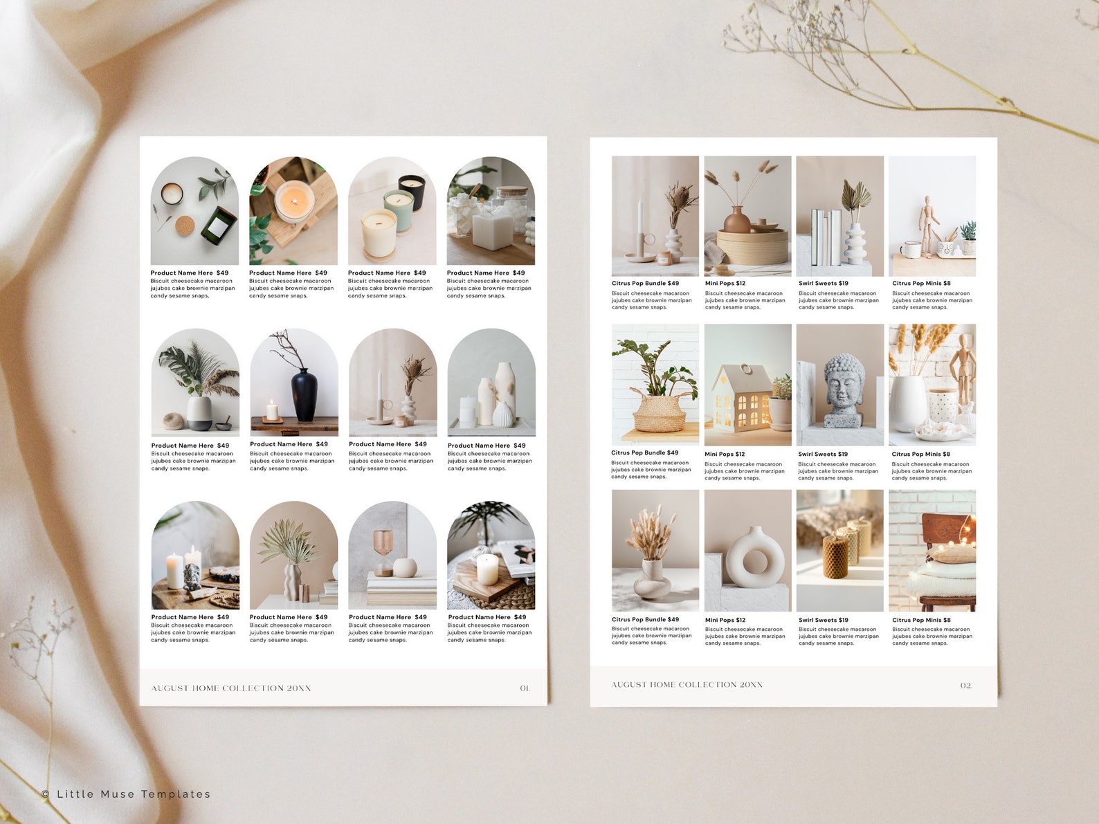 Printable Line Sheet, Wholesale Line Sheet, Wholesale Catalogue ...