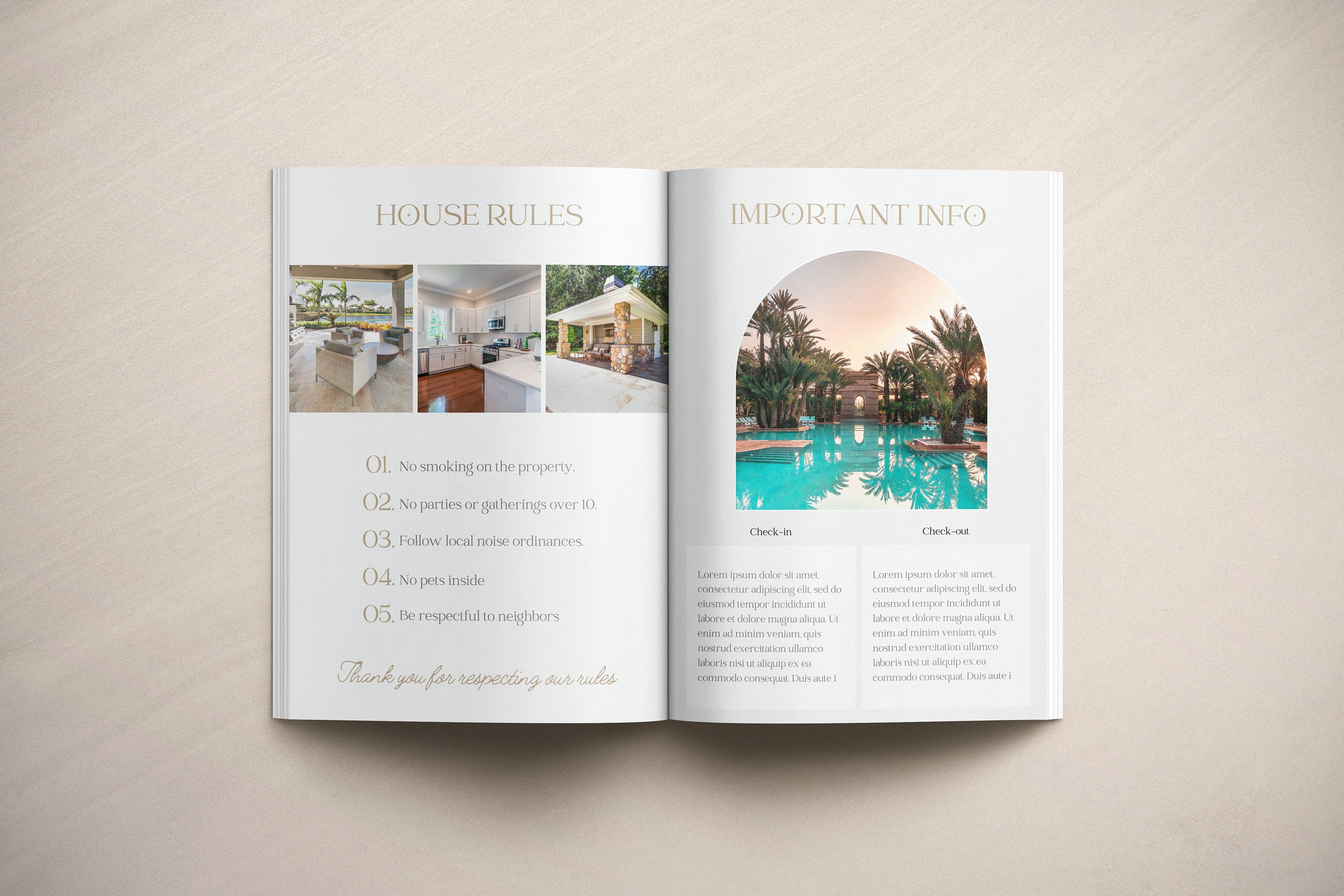 Printable Air BNB Welcome Book Template for Canva Digital Air BNB ...
