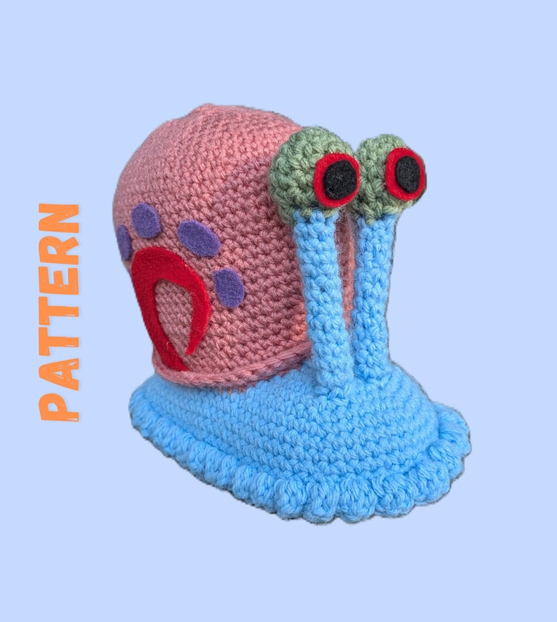 Gary the Snail Crochet PATTERN - Etsy