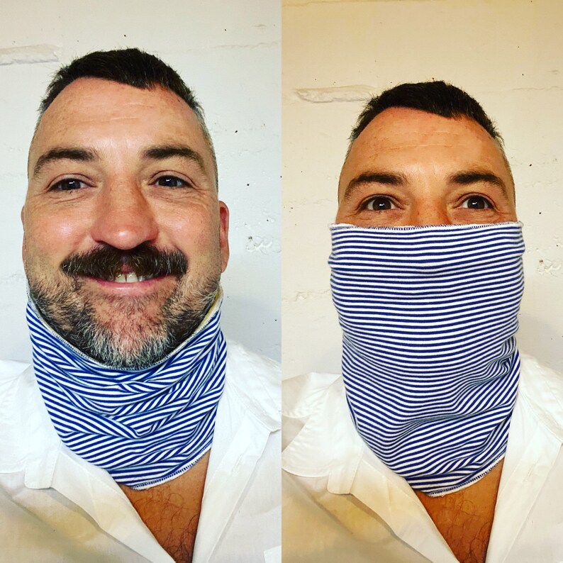 Bamboo Organic Cotton Jersey Neck Gaiter/'Buff' Face | Etsy