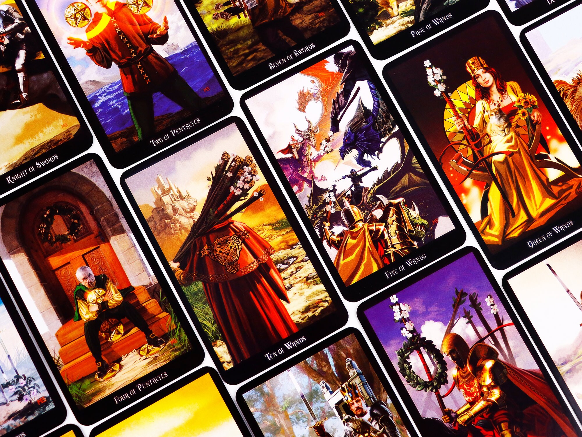 Witches Tarot Cards Deck for Beginners Vintage Tarot Cards - Etsy