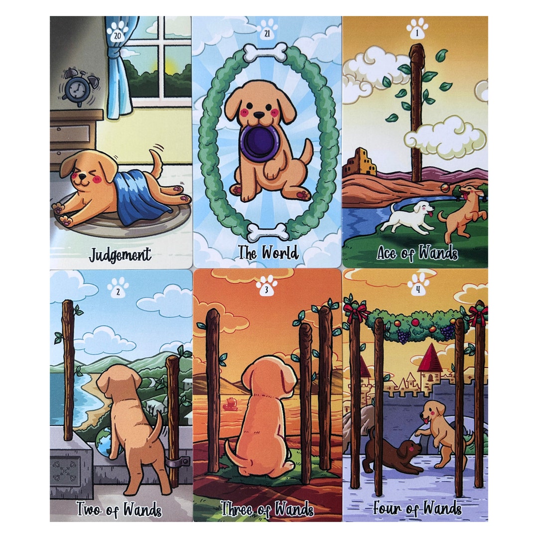 Labradorable Tarot Deck With Guide Cartoon Cards Large Size - Etsy ...