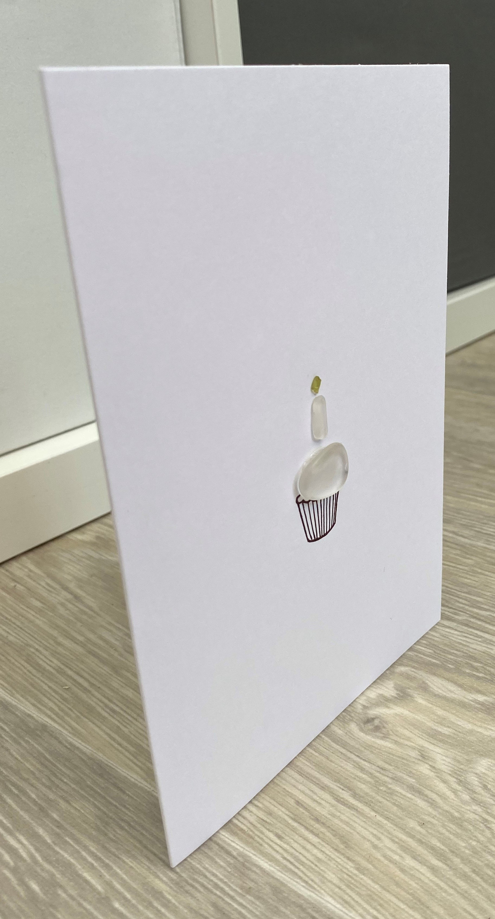 Unique Sea Glass Birthday Greetings Card | Etsy