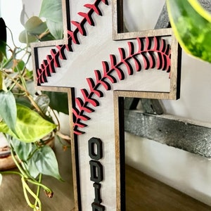 Personalized Baseball Cross, Boys Baptism Gift, Christening Gift, Gift ...